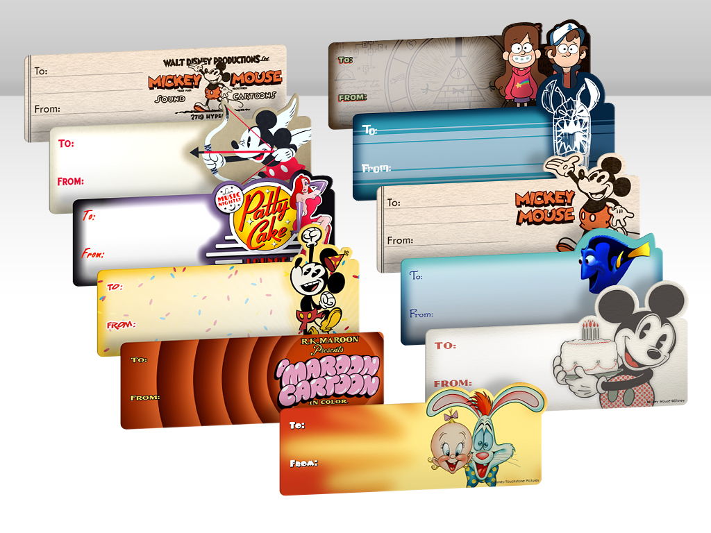 Disney Printable Gift Tags
